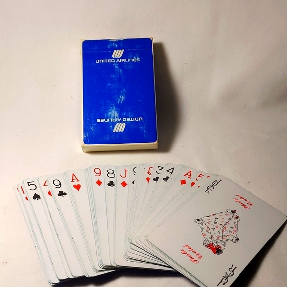 Vintage United Airlines Playing Cards | Games | Vintage 97s United Airlines Play Cards | Poshmark